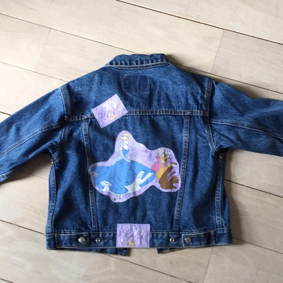 Levi's | Jackets & Coats | Denim Jacket With Cinderella Patches | Poshmark